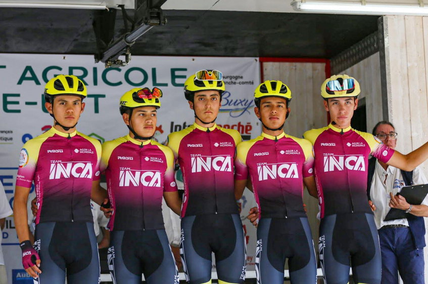 En immersion avec le Team Inca, les jeunes talents de l'équipe se présentent à Velo-Club